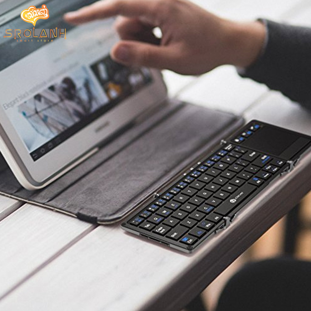 iCLEVER Tri-Folding Wireless Keyboard IC-BK08 | SROLANH iCLEVER Tri-Folding Wireless Keyboard IC-BK08 | SROLANH